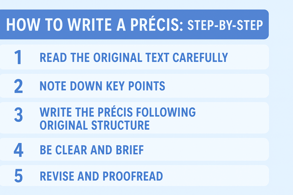 How To Write A Precis | Student's Writing Guide - EduBirdie.com