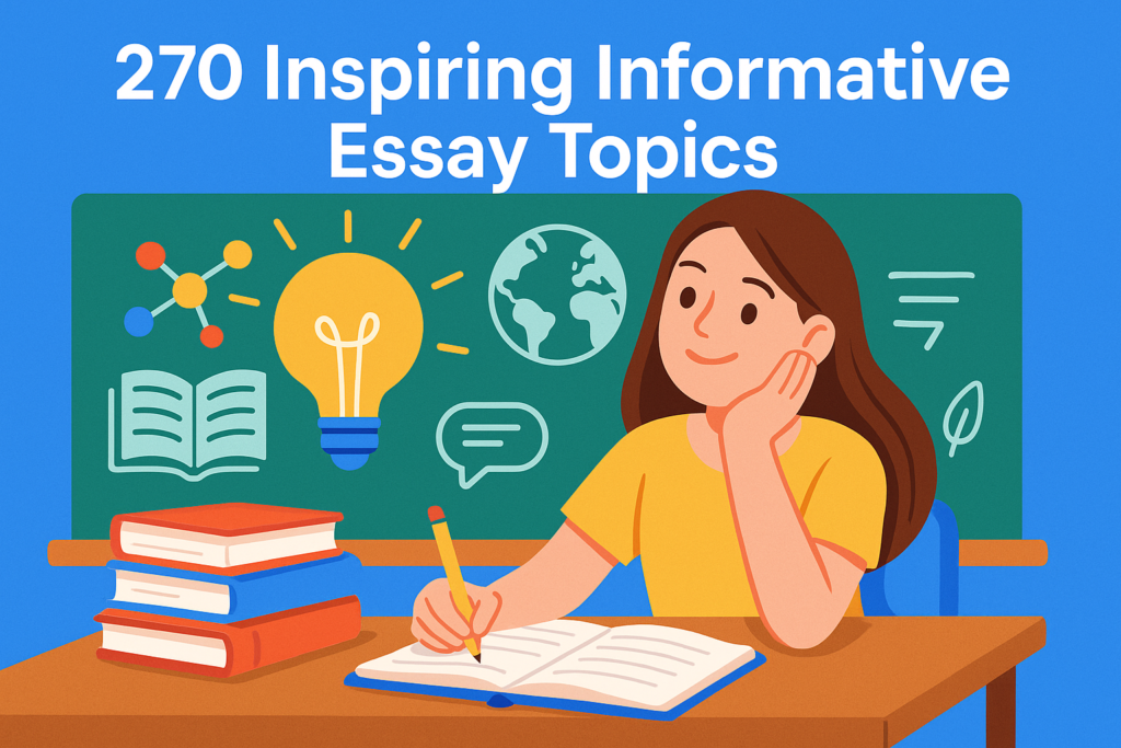 270 Informative essay topics and amazing ideas - EduBirdie.com