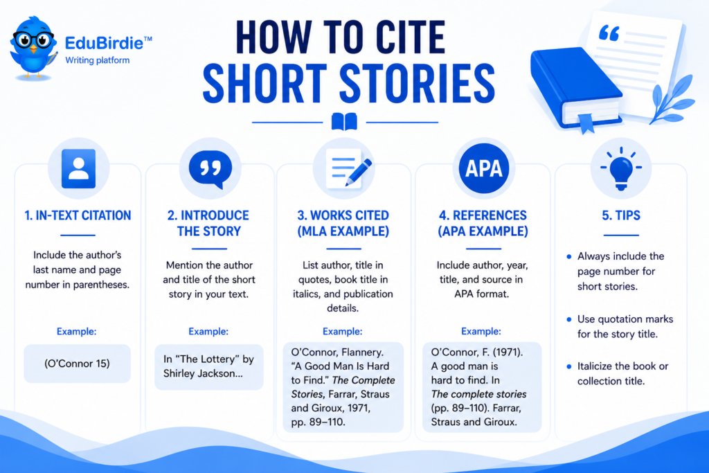 How to Cite Short Stories: Complete APA & MLA Guide - EduBirdie.com