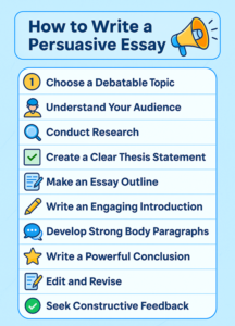 How to Write a Persuasive Essay | Step-by-Step Student Guide