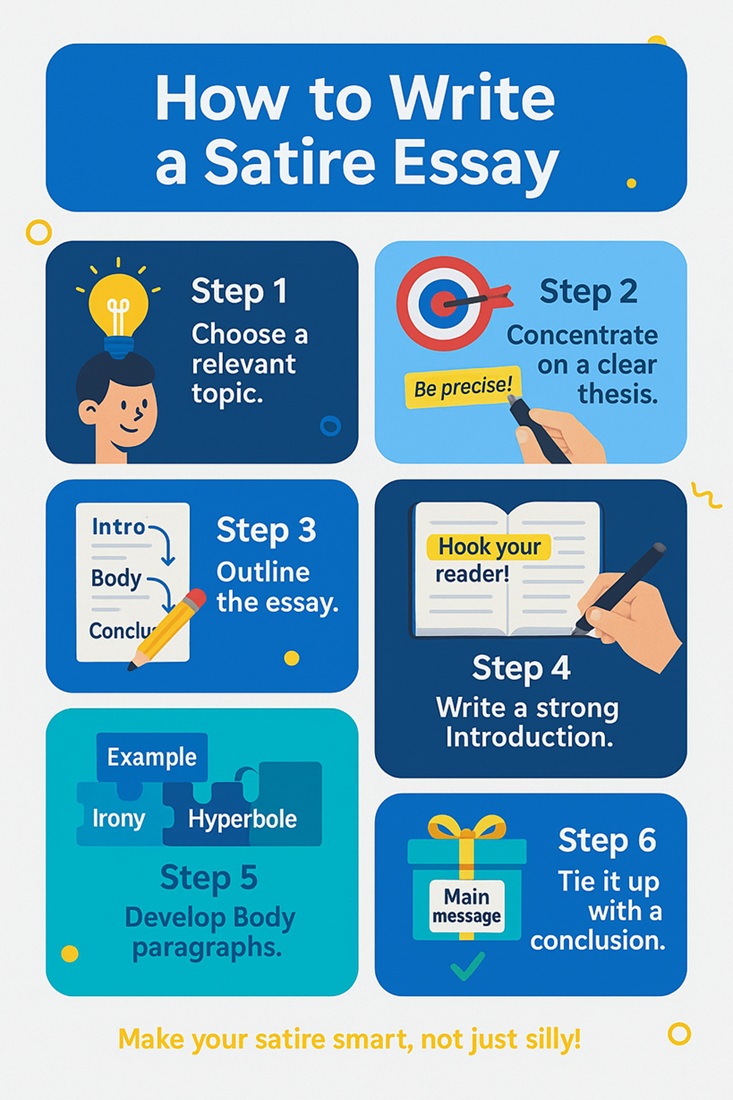 How to Write a Satire Essay: 6 Steps With Examples